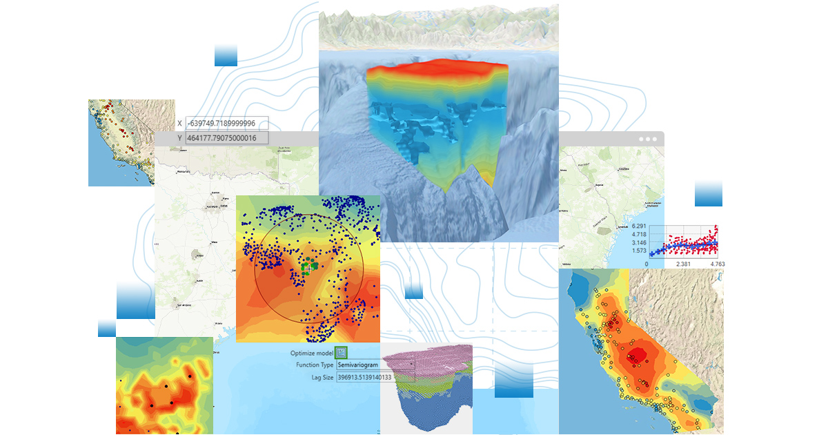 Méthodes Dinterpolation Spatiale Arcgis Geostatistical Analyst